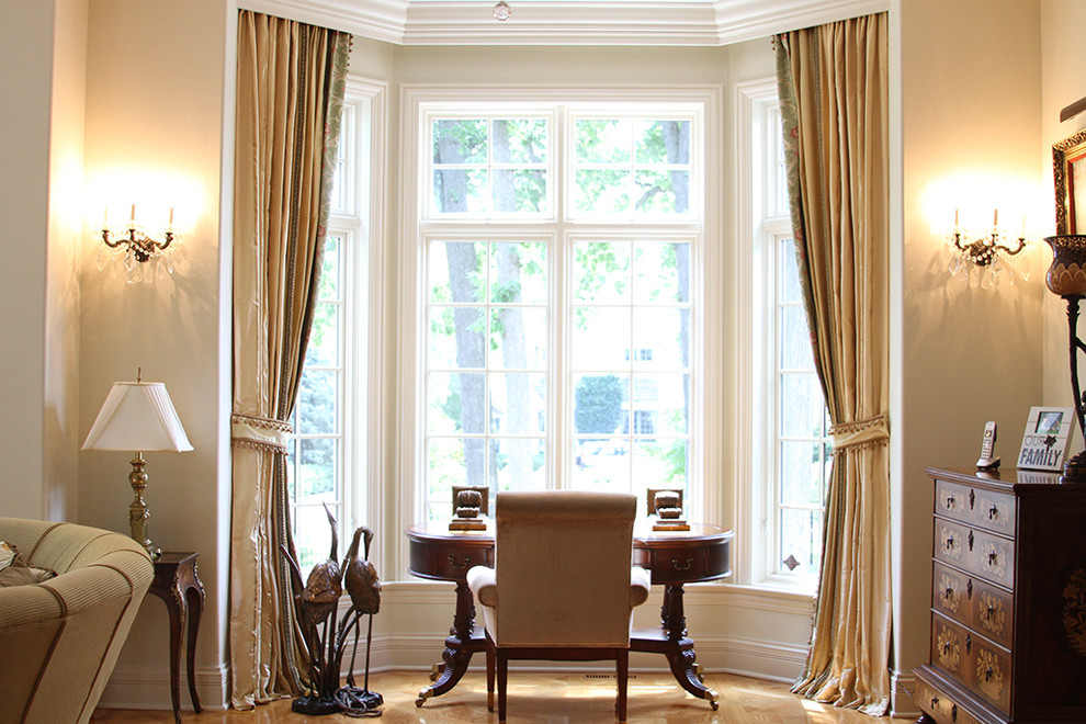 Luxury Window Treatment in Glencoe IL - Traditional - Home Office ...