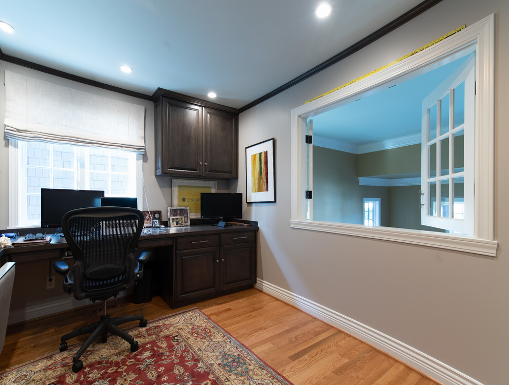 Madison Park Home Office - Traditional - Home Office - Seattle - by Steffes Construction, Inc ...