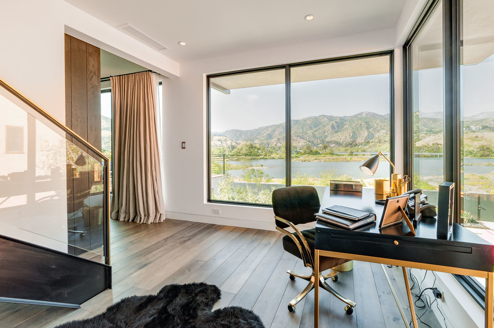 Malibu Colony Modern - Contemporary - Home Office - Los Angeles - by ...