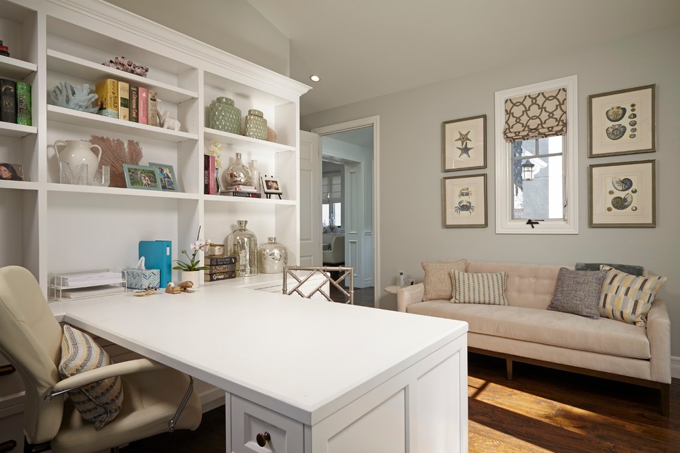 Manhattan Beach Cape Cod - Transitional - Home Office - Los Angeles ...