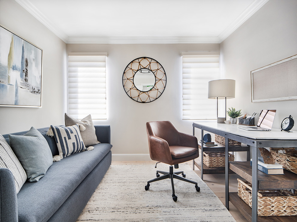 Manhattan Beach House - Furniture & Design - Beach Style - Home Office ...