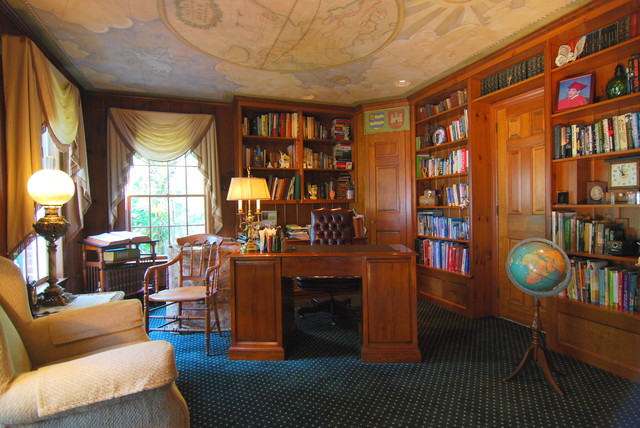 Map Ceiling Antique - Traditional - Home Office - Philadelphia - by ...
