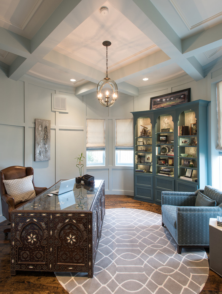 Masculine Study Retreat - Transitional - Home Office - Dallas - by BGI ...