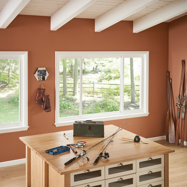 MI Windows and Doors 1630 3-Lite Vinyl Sliding Window - Contemporain ...