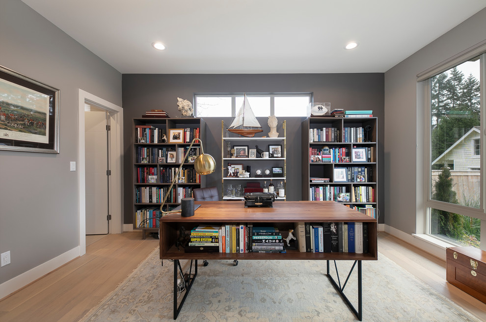 Midcentury Home Office - Midcentury - Home Office - Seattle - by NIBIO ...