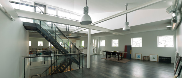 Modern Live / Work Loft - Industrial - Home Office - Toronto - by ...