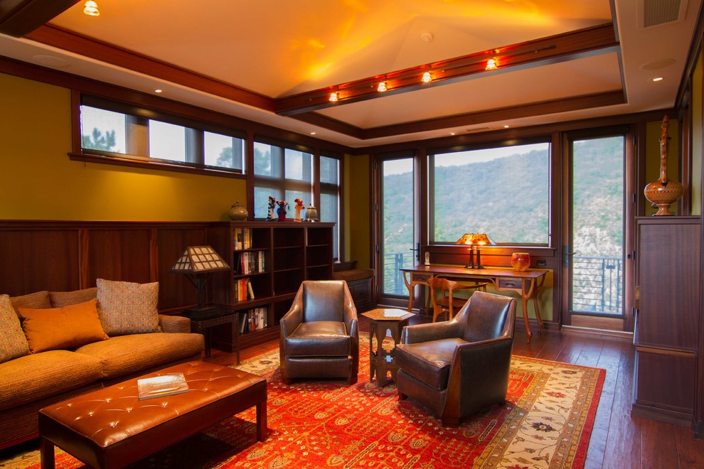 Modern Mountain - Craftsman - Home Office - Charlotte - by Designing ...