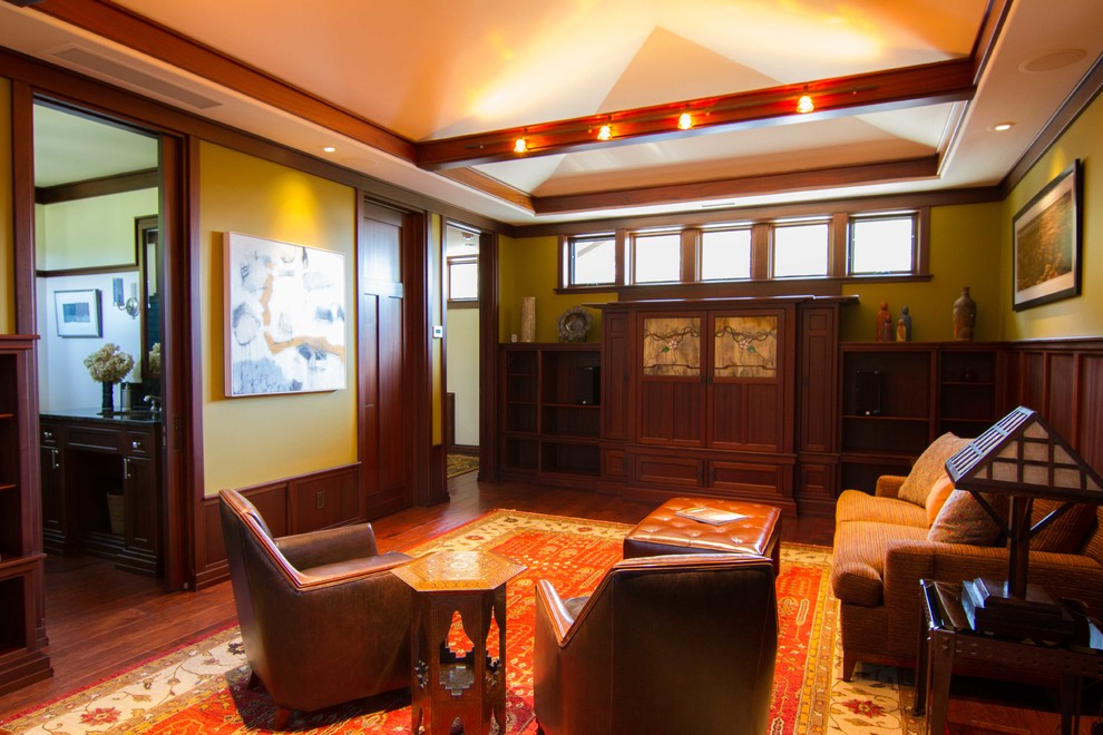 Modern Mountain - Craftsman - Home Office - Charlotte - by Designing ...