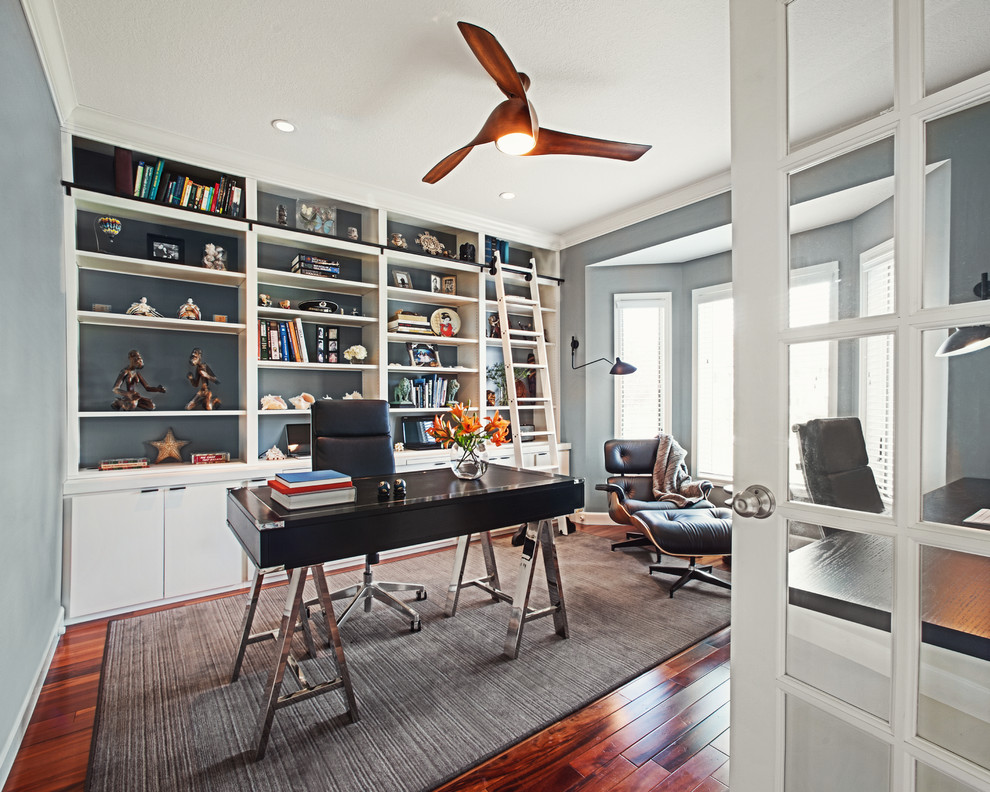 Modern Suburban Residence - Transitional - Home Office - Chicago - by ...