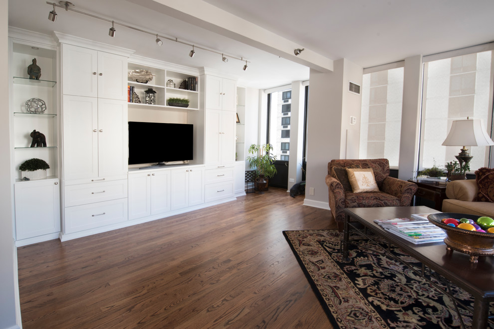 Multifunctional Home Office/Media Center - Transitional - Home Office ...