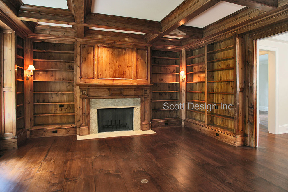 New 1850's Greek Revival Farmhouse - Farmhouse - Home Office - New York ...