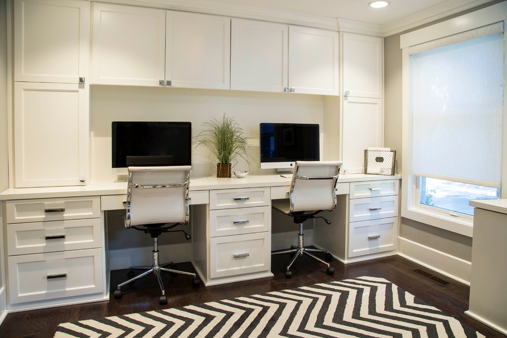 New England Colonial Remake - Traditional - Home Office - San Francisco ...