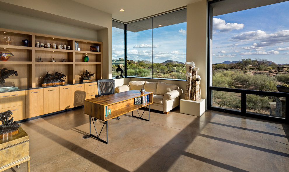 NORMAN RESIDENCE - Southwestern - Home Office - Phoenix - by Tate Studio Architects | Houzz