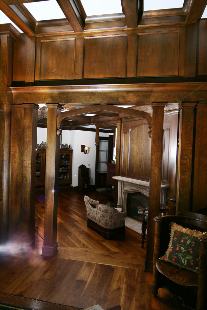 Octagonal Gothic Library - Traditional - Home Office - Seattle - by D ...