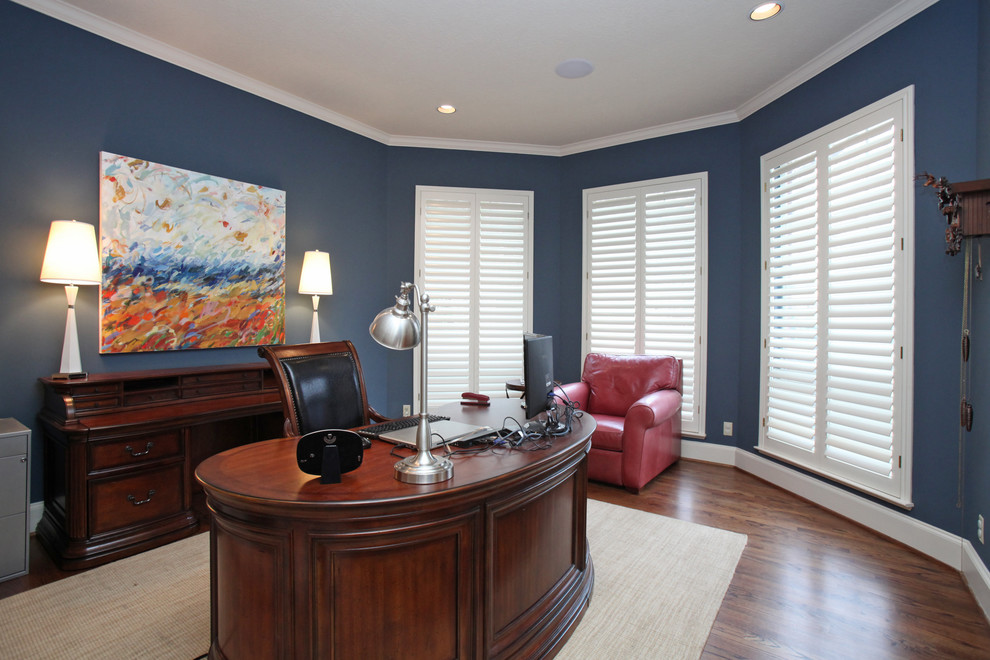 Ode to a Classic Georgian Style - Transitional - Home Office - Dallas ...