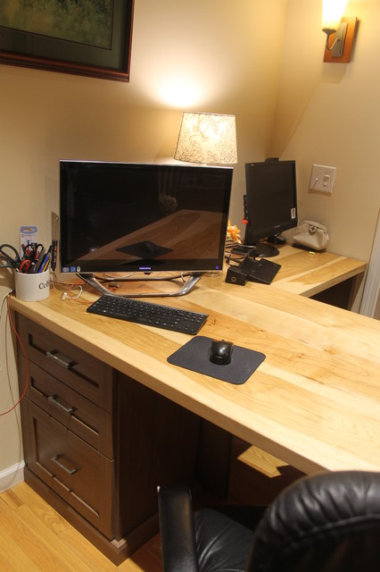 Office Desk, Hutch, & Storage - Saratoga Springs, NY - Transitional ...