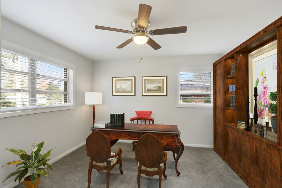 Office in Historic Collier Heights Home - Traditional - Home Office ...