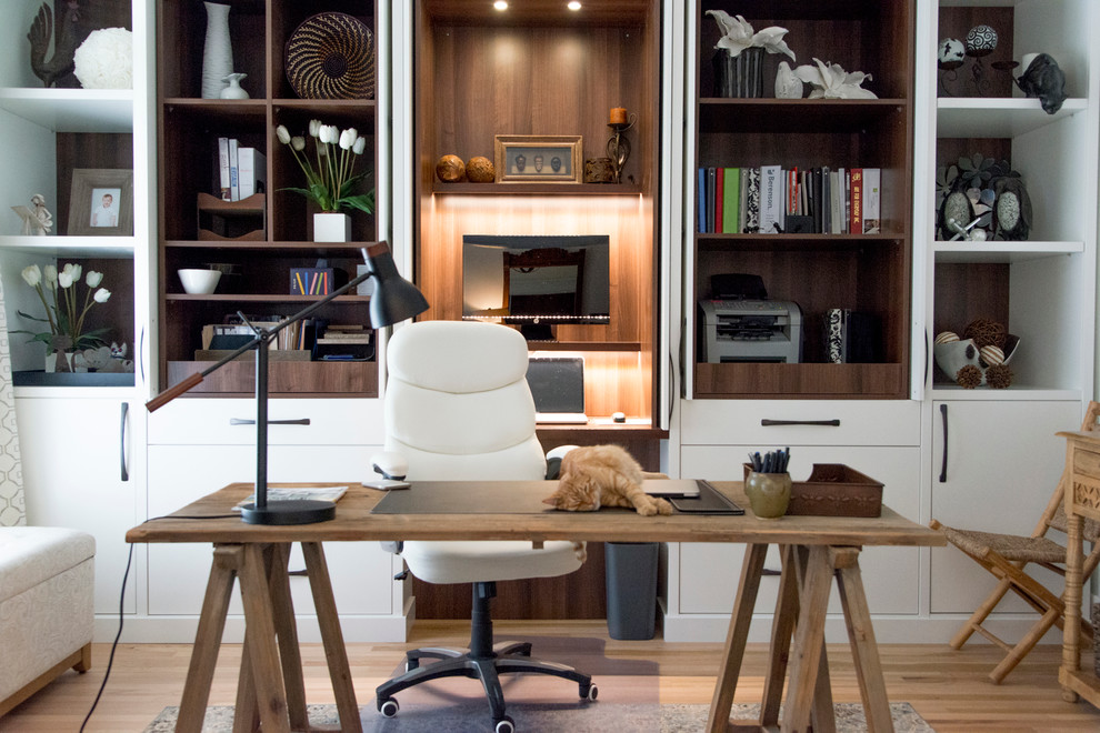 Office Redesign - Contemporary - Home Office - Toronto - by DeFrancisco ...