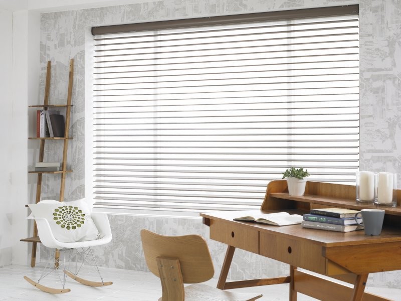 Offices & Workrooms - 3" Premium Light Filtering Sheer Shades - Home ...