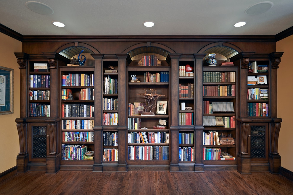 Old English Library - Traditional - Home Office - Portland - by Robin ...
