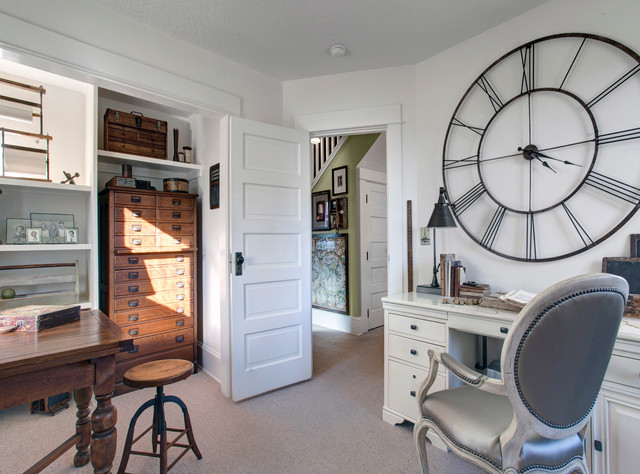 Old School Office - Industrial - Home Office - Portland - by RL Design ...