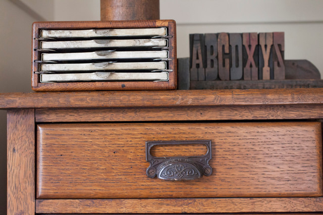 Old School Office - Industrial - Home Office - Portland - by RL Design ...