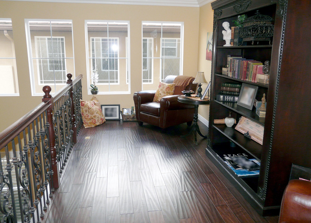 Open Loft Library Addition - San Joaquin Hills - Home Office - Orange County - by The ...