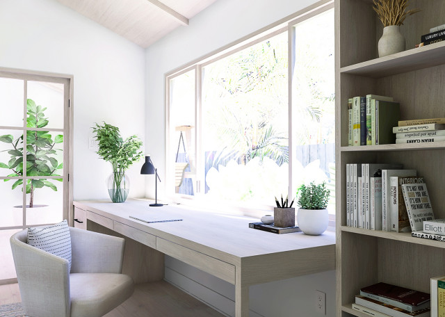 Palm Tree Home Office - Modern - Home Office - Montreal - by User ...