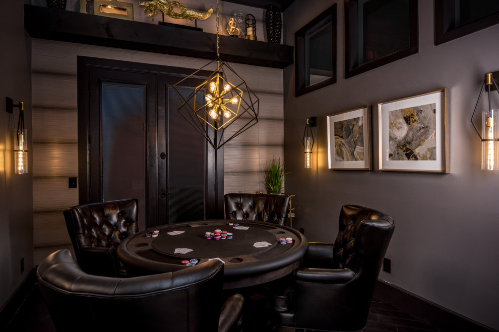 Poker Room - Contemporary - Home Office - Phoenix - by Castle Designs ...
