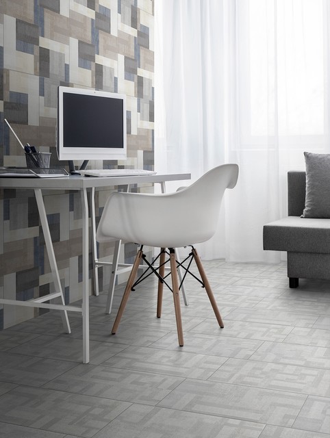 Porcelain Tiles - Linen Grey - Modern - Home Office - Sydney - by Tile ...