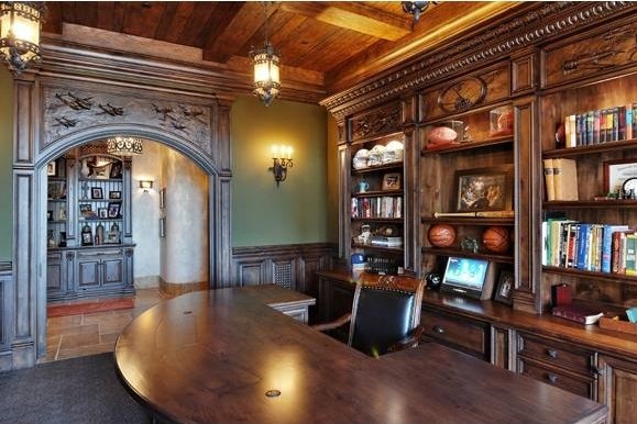 Poway Tuscan Estate - Mediterranean - Home Office - San Diego - by ...