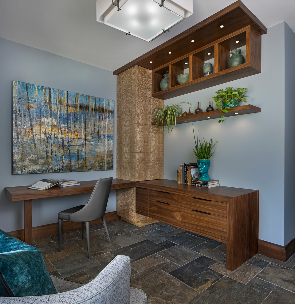 Prairie Modern Style - Home Office - Detroit - by VanBrouck ...