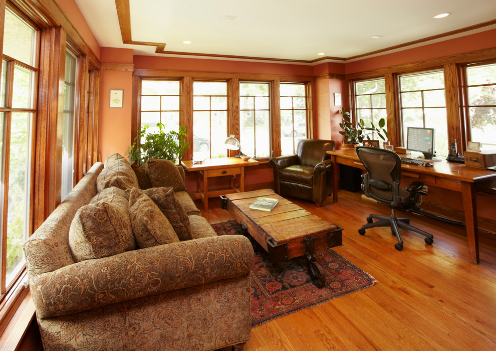 Prairie Style Residence - Traditional - Home Office - Chicago - by WDN ...