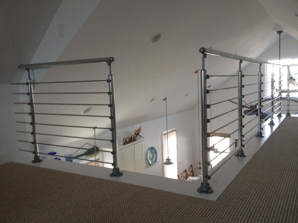 Prova Stainless Steel Tube Railing - Modern - Home Office - Minneapolis ...