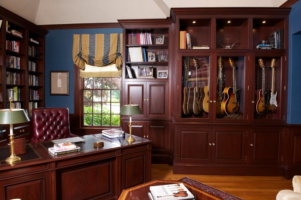 Purchase Residence Mahogany Library Millwork - Traditional - Home ...