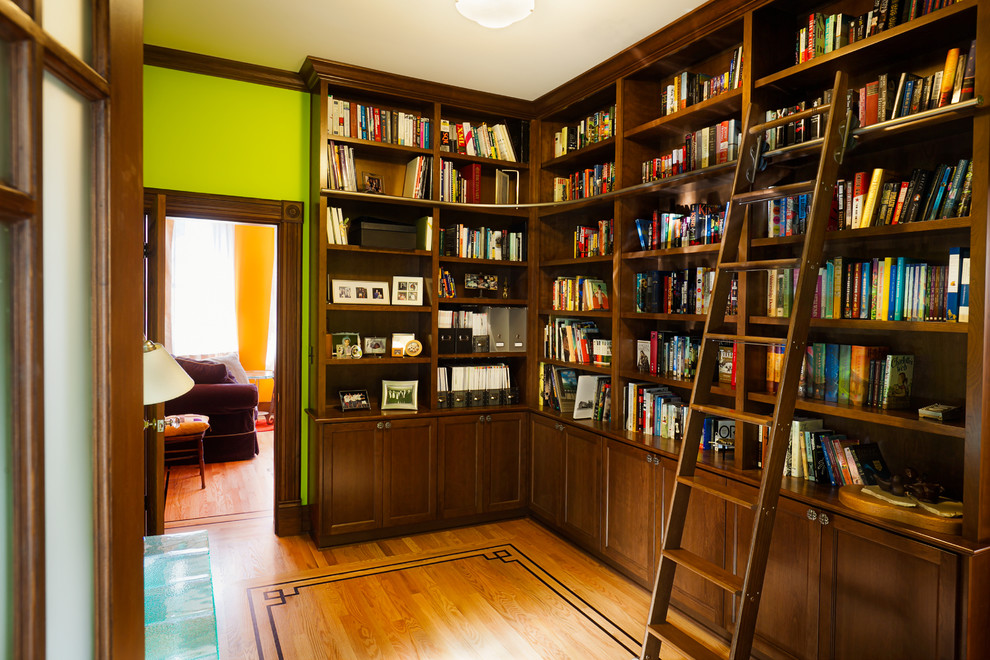 Queen Anne Craftsman Library - Craftsman - Home Office - Seattle - by ...