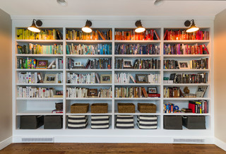Residential Library Bookcase - Contemporary - Home Office - Cincinnati ...