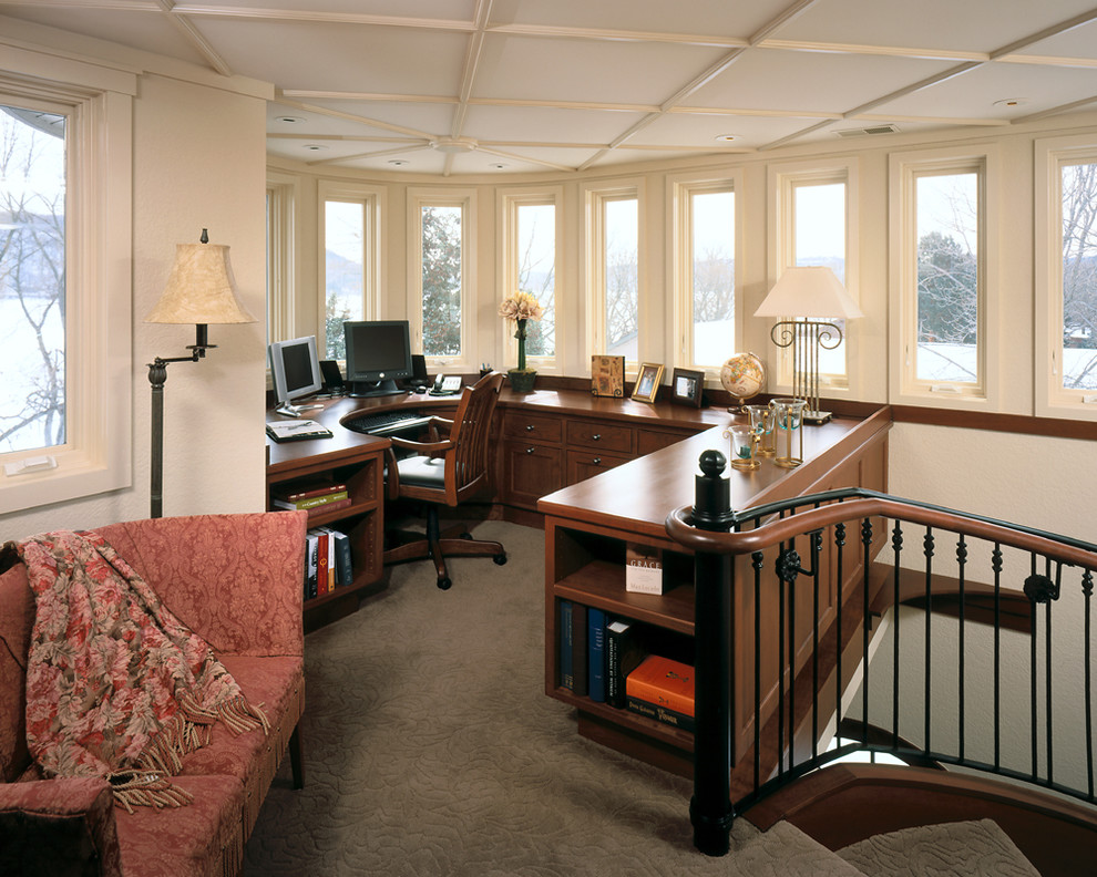 River Castle Office - Traditional - Home Office - Minneapolis - by ...