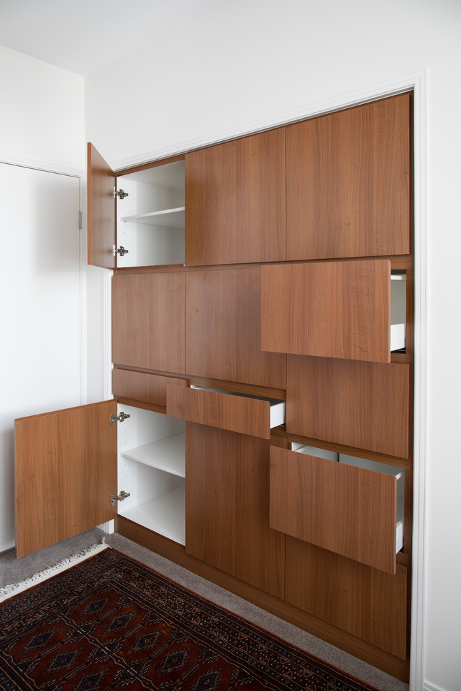 Robe becomes Study Storage - Modern - Home Office - Brisbane - by ...