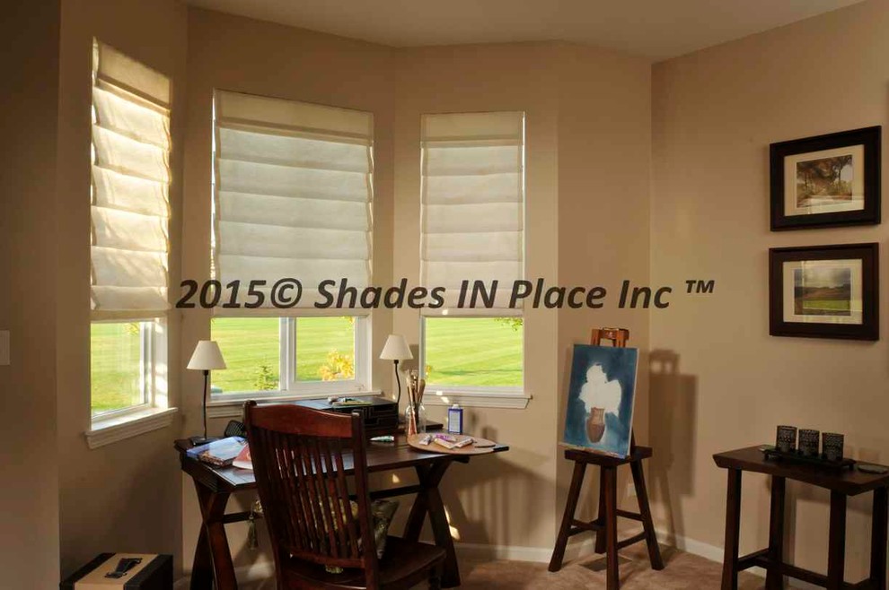 Roman Shades - Traditional - Home Office - Tampa - by Shades IN Place ...