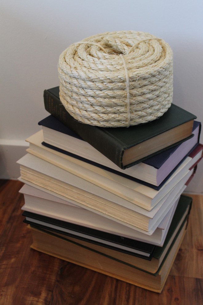 Rope Bundle Atop Stack of Books - Modern - Staircase - Los Angeles - by ...