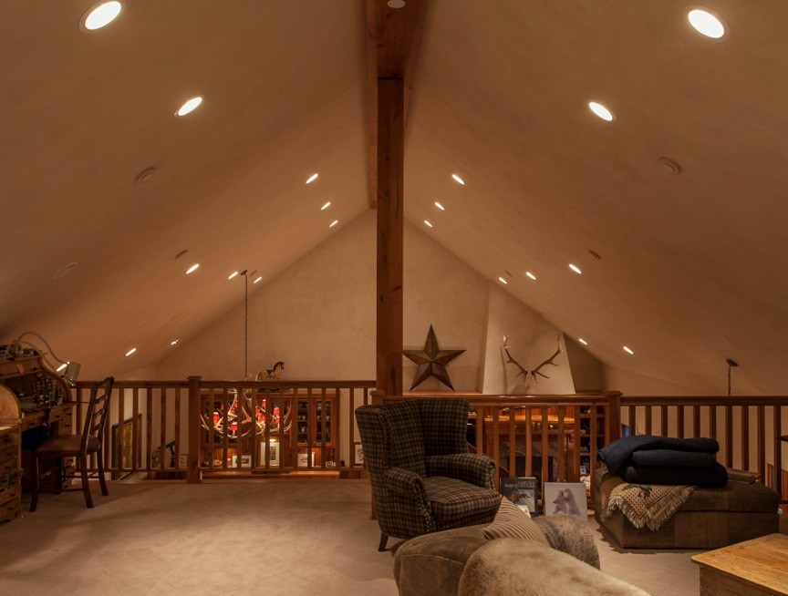 Rustic lodge home, Bellevue, Idaho - Rustikal - Arbeitszimmer - Boise ...