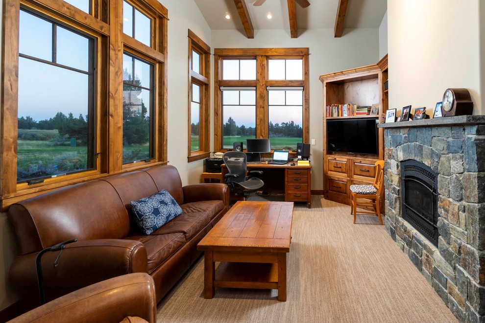 Rustic Manor - Rustic - Home Office - Other - by Black Rock ...