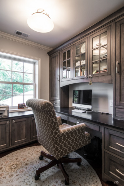 Sauganash Traditional Georgian - Interiors - Traditional - Home Office ...