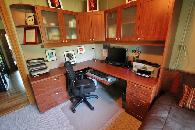 Sawyer Home Office & Wall Bed - Traditional - Home Office - Dallas - by ...