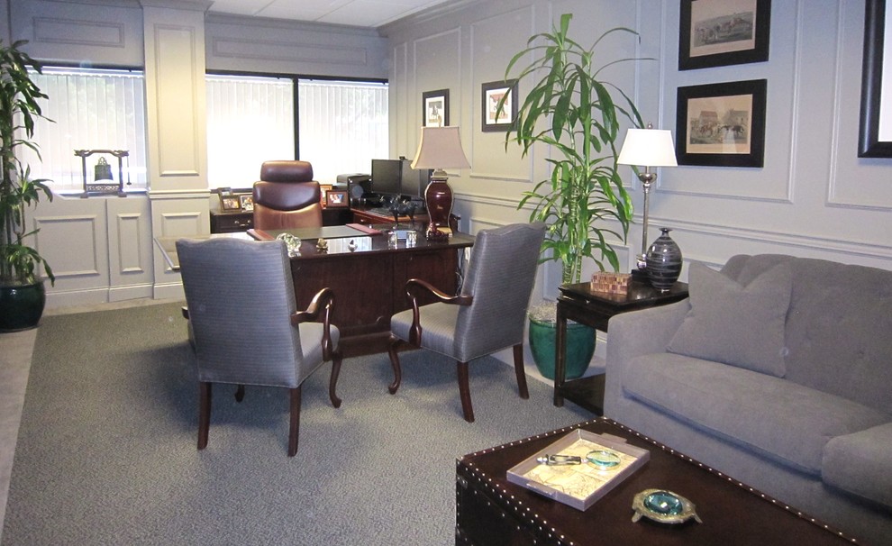 Scripps Ranch Equestrian Office - Transitional - Home Office - San ...