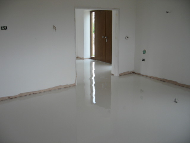 Seamless Industrial Flooring White Poured Resin installed at Durham ...