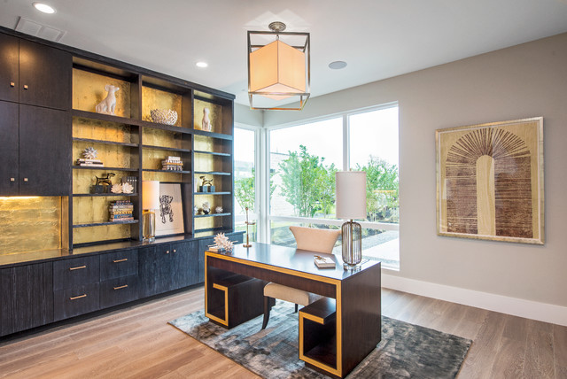 Serene Hills Las Colinas - Seven Custom Homes - Modern - Home Office ...