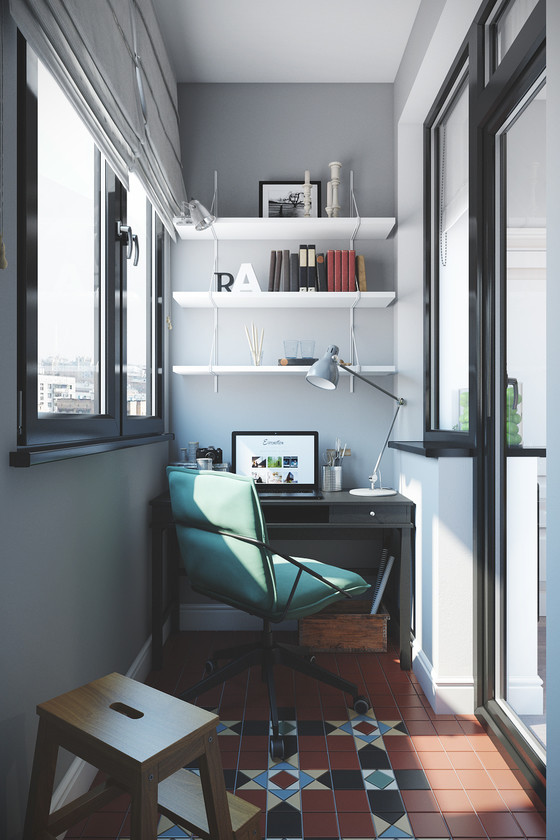 Small apartment - Contemporary - Home Office - New York - by Eva Priest ...