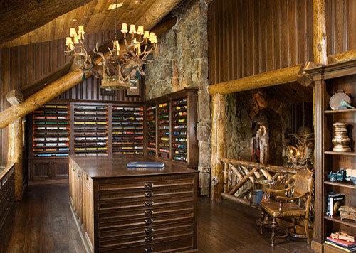 Snow Ghost Ranch - Rustic - Home Office - Other - by Malmquist ...